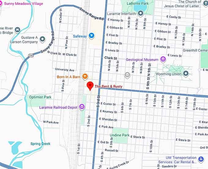 16. the bent & rusty map