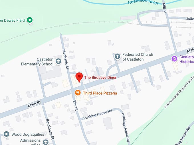 16. the birdseye diner map