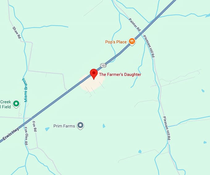 16. the farmer's daughter map