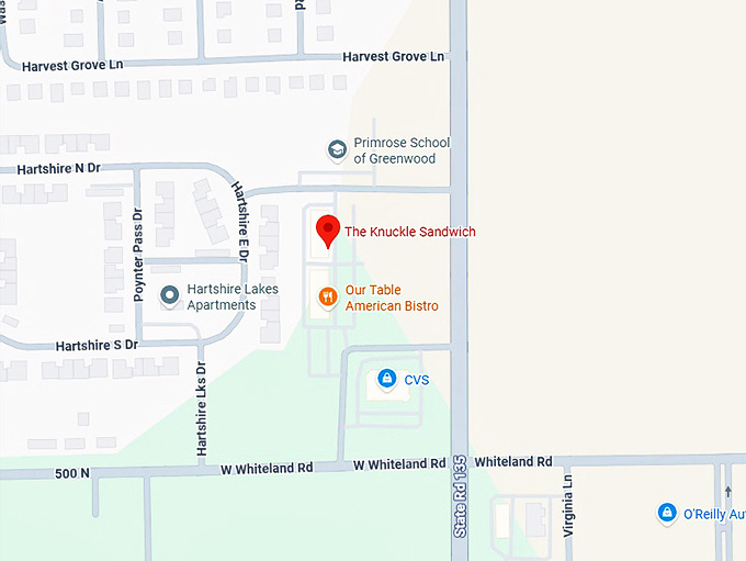 16. the knuckle sandwich map