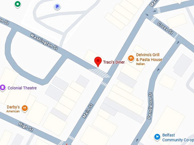 16. traci's diner map