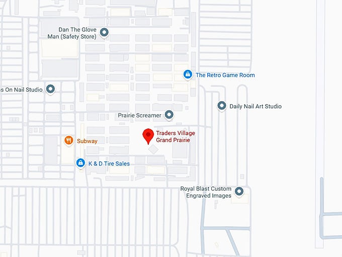 traders village grand prairie map
