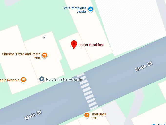 16. up for breakfast map