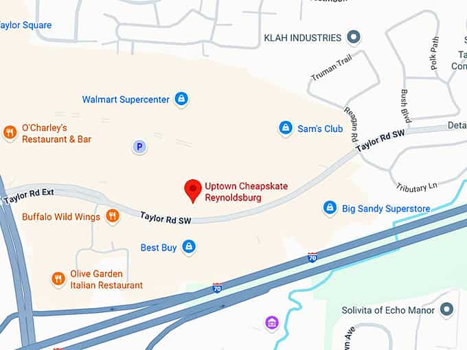 16. uptown cheapskate reynoldsburg map