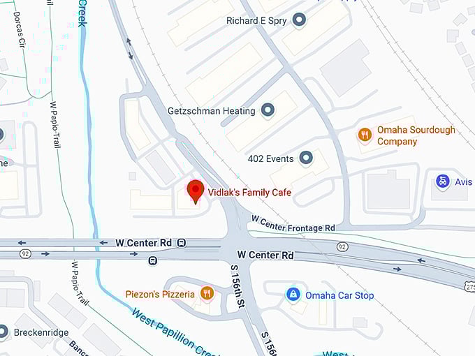 16. vidlak's family cafe map