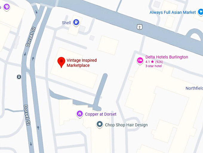 16. vintage inspired marketplace map