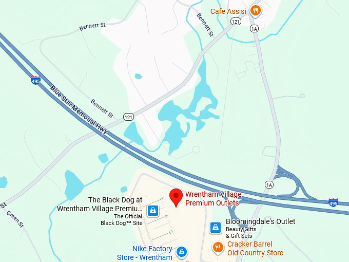 16. wrentham village premium outlets map