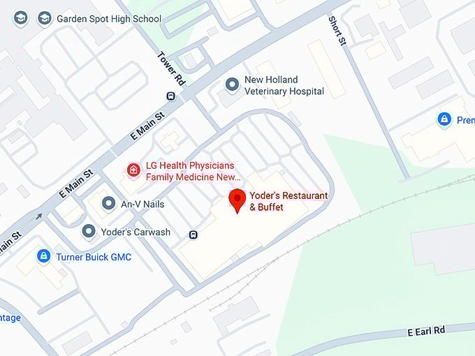 16. yoder's restaurant & buffet map