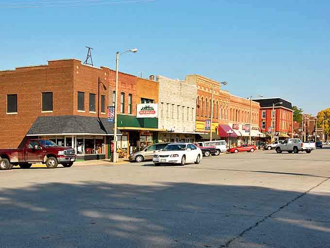Aledo's Main Street looks like it was plucked straight from a Norman Rockwell painting. Small-town charm with big personality.