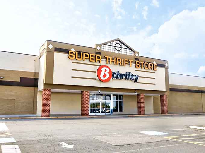 That "Super Thrift Store" sign isn't kidding around - this Woodbridge warehouse holds treasures galore.