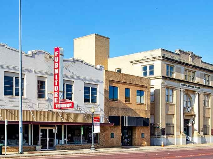 Historic Furniture Thurmon stands as a gentle pause on Main Street, a reminder that some places never rush, and some stories never fade.