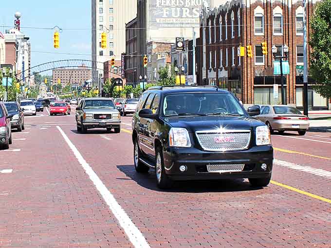 Downtown Flint's brick streets whisper automotive history while welcoming modern explorers. The Vehicle City's resilient heart beats on.