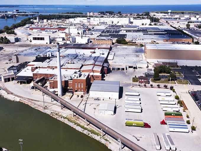Green Bay's industrial waterfront tells a story of hard work and shipping heritage – where affordable homes and blue-collar pride coexist beautifully.