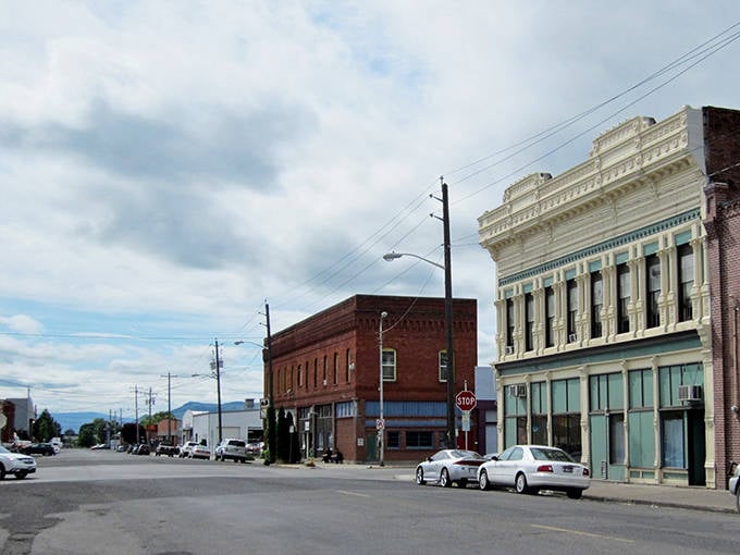 La Grande's main street whispers stories of simpler times when neighbors knew each other's names.