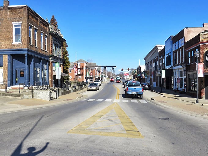 Monticello's main street showcases the affordable beauty of small-town Kentucky, where your dollar stretches as far as the horizon.