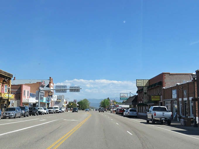 Panguitch's Main Street stretches toward mountain horizons, where time slows down and conversations speed up.