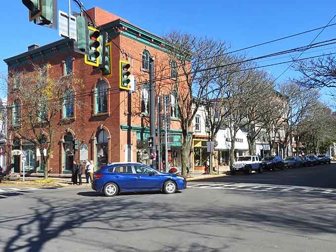 Rhinebeck's historic downtown looks like a movie set where the extras actually live and shop daily.