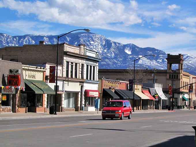 Richfield's main street looks like a movie set where mountains play the dramatic backdrop and time moves at its own leisurely pace.
