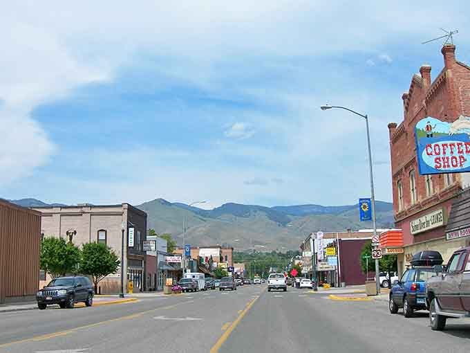 Downtown Salmon welcomes you with classic brick buildings and mountain views that'll make your retirement postcards jealous.