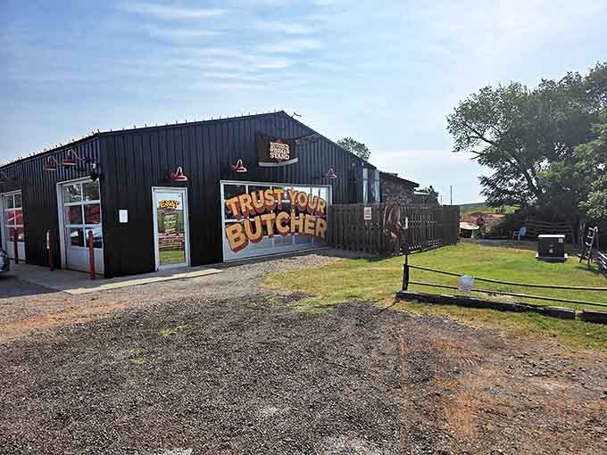 "Trust Your Butcher" isn't just a sign&mdash;it's a life philosophy at this unassuming smokehouse where barbecue dreams come true.