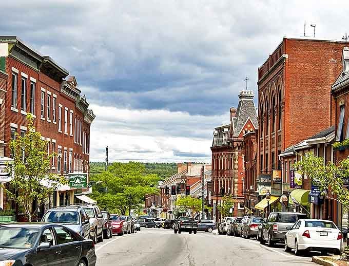 The gentle slope of Belfast's downtown leads the eye toward Penobscot Bay, where retirement dollars stretch as far as the horizon.