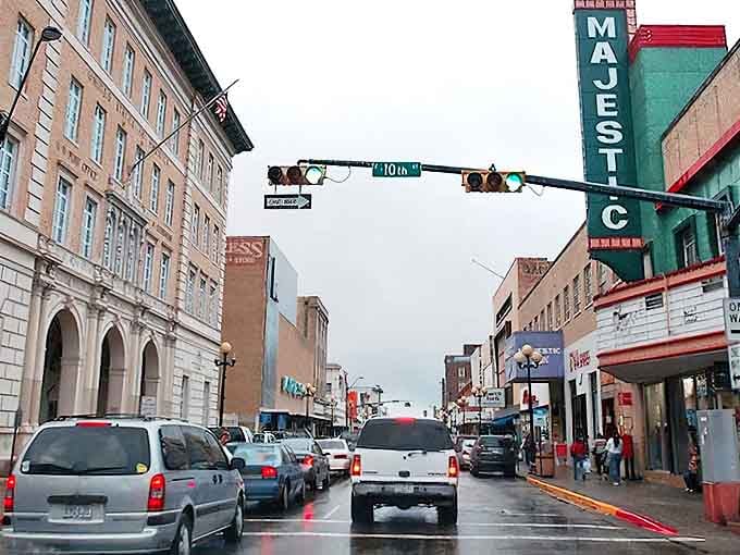 The Majestic Theatre stands as Brownsville's grand old dame, a reminder that some things get better with age, like fine wine and downtown charm.