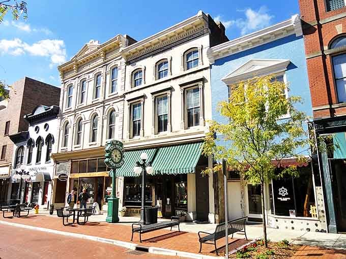 Historic storefronts stand shoulder to shoulder in downtown Frankfort, where shopping local isn't trendy&mdash;it's tradition.