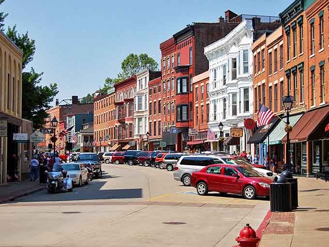 Those painted storefronts in every color tell stories&mdash;this is where movie magic meets real Midwestern charm and heart.