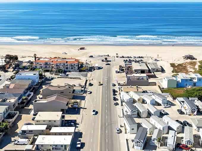 Main Street meets the Pacific in Grover Beach, where you can actually drive your car right onto the sand!