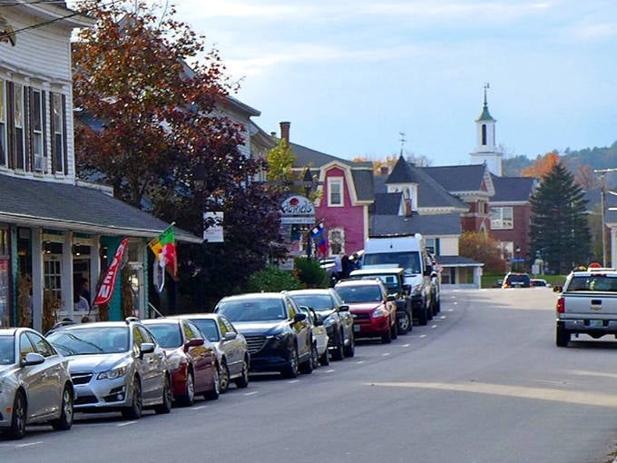 Main Street in Henniker buzzes with small-town charm, where parking spots are plentiful and everyone still waves hello.