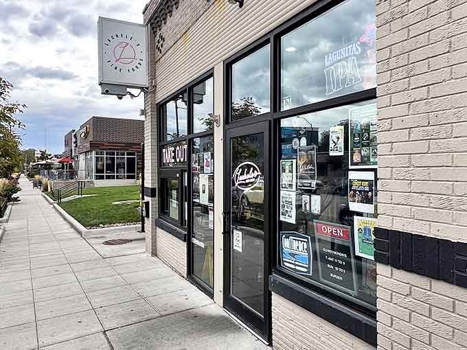 Don't judge this book by its cover! Lachele's modest exterior hides a burger paradise that locals line up for.