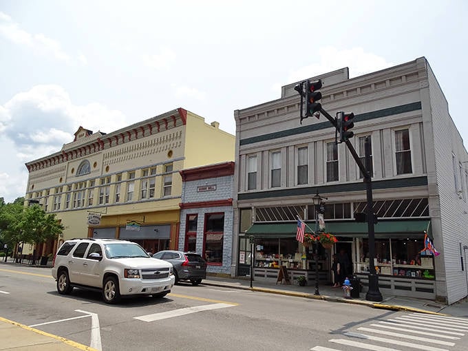 Lewisburg's charming main street looks like it was designed by Hollywood's best set designers for a heartwarming romantic comedy.