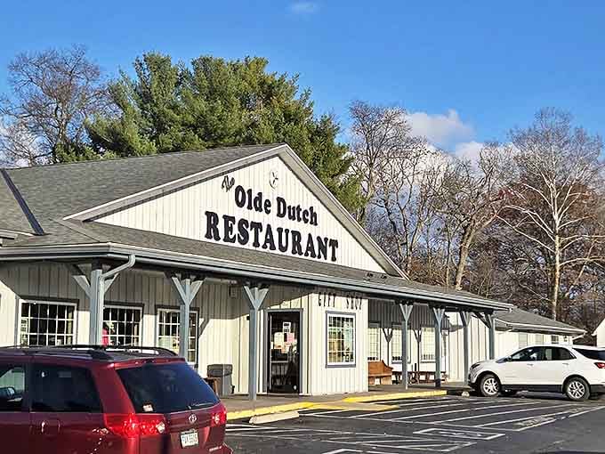 A slice of Americana where comfort food reigns supreme. That sign might as well say "Elastic Waistbands Required."