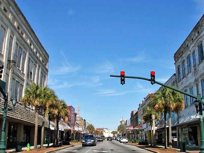 Orangeburg's downtown invites leisurely strolls on brick sidewalks, where historic buildings stand as monuments to sensible living costs.