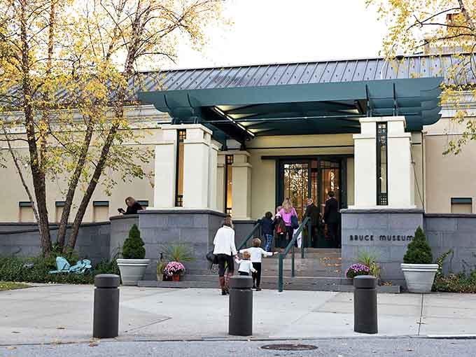 The Bruce Museum welcomes visitors with architectural confidence &ndash; part cultural sanctuary, part sophisticated neighbor who's read more books than you.