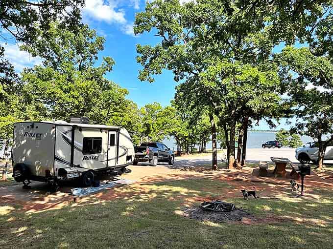 "Living room on water" takes on new meaning at these lakeside campsites where your morning coffee comes with million-dollar views.