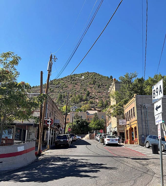 Jerome's streets climb the mountainside like an ambitious hiker, offering views that make stopping to catch your breath a convenient excuse for sightseeing.