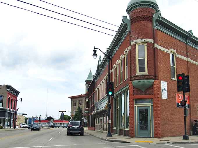 Historic brick buildings stand as living witnesses to Marinette's lumber boom days—architectural time travelers with stories etched in every cornice and windowsill.