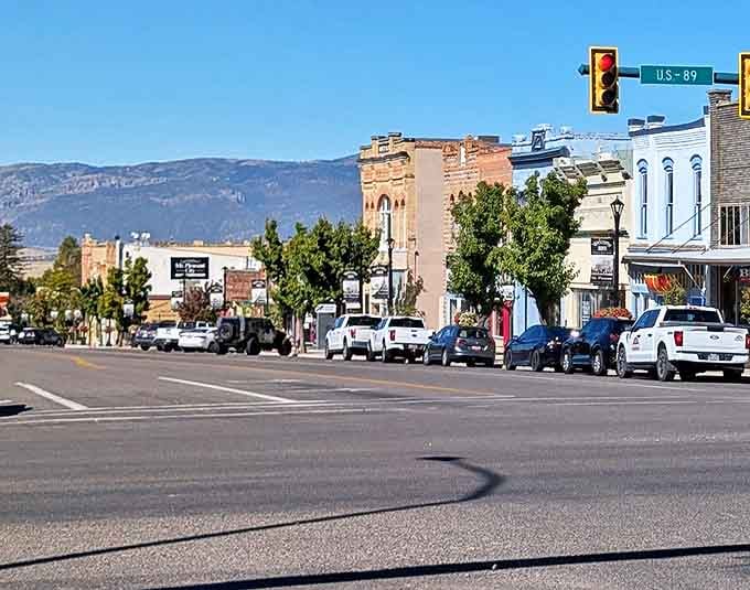Downtown Mount Pleasant with its mountain backdrop feels like the opening scene of a feel-good movie where the protagonist discovers what really matters in life.