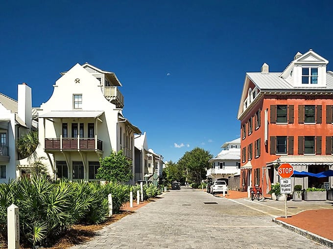 Pristine streets flanked by distinctive architecture transport visitors to a Mediterranean coastal town, minus the passport requirements and jet lag.