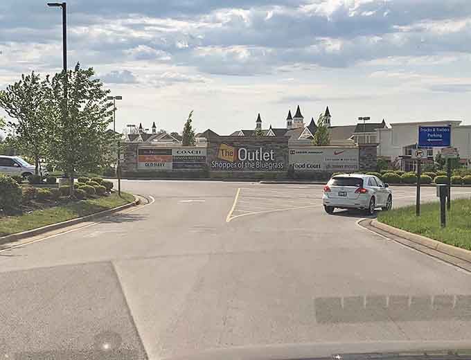 The castle-like turrets welcome shoppers like retail royalty. Your credit card may tremble, but your wardrobe will thank you.