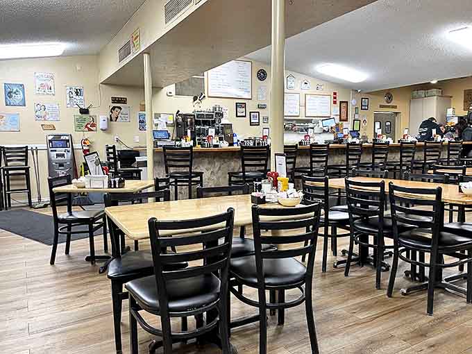 Pull up a chair and join the regulars. With its no-nonsense interior and counter seating, Shellie's feels like the dining room of that friend who really knows how to cook.
