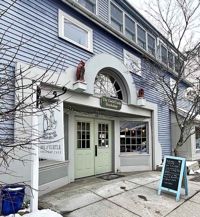 Winter in Maine means finding the coziest spot in town, preferably one with books and hot beverages.