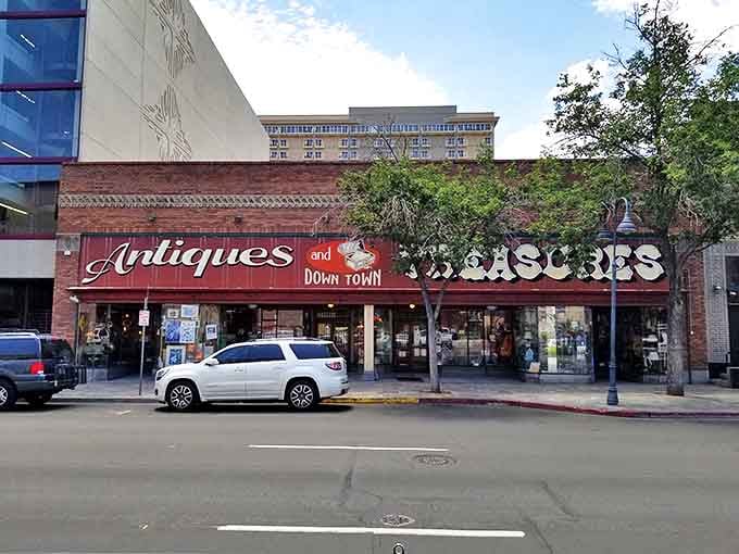 The "Downtown" side of the store offers an entirely different adventure. Like a mullet haircut—business in front, party in the back!