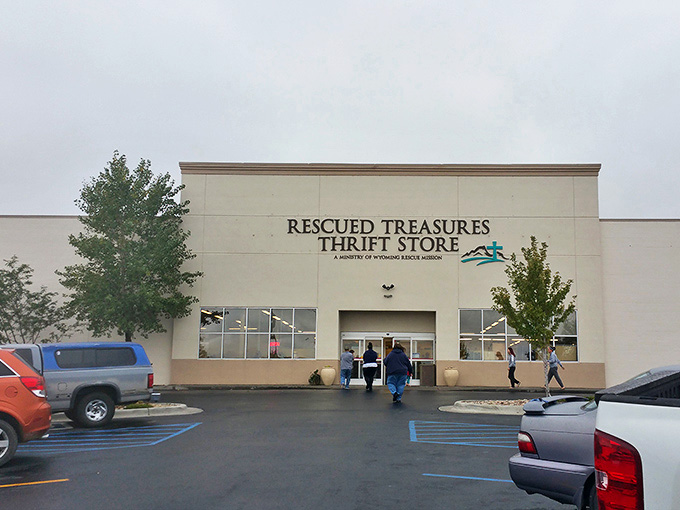 Wyoming's big sky provides the perfect backdrop for this treasure hunting headquarters, where fashion dreams come true on a cowboy's budget.