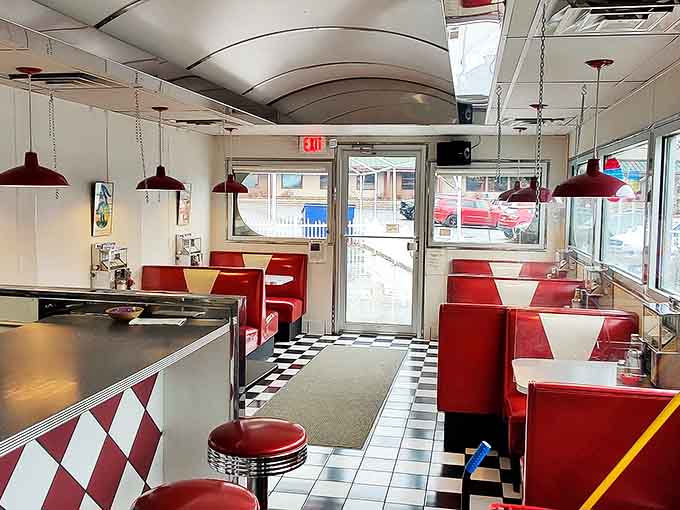 Step inside and suddenly you're in 1955. Those red vinyl booths aren't just seating&mdash;they're front-row tickets to the greatest era of American dining.