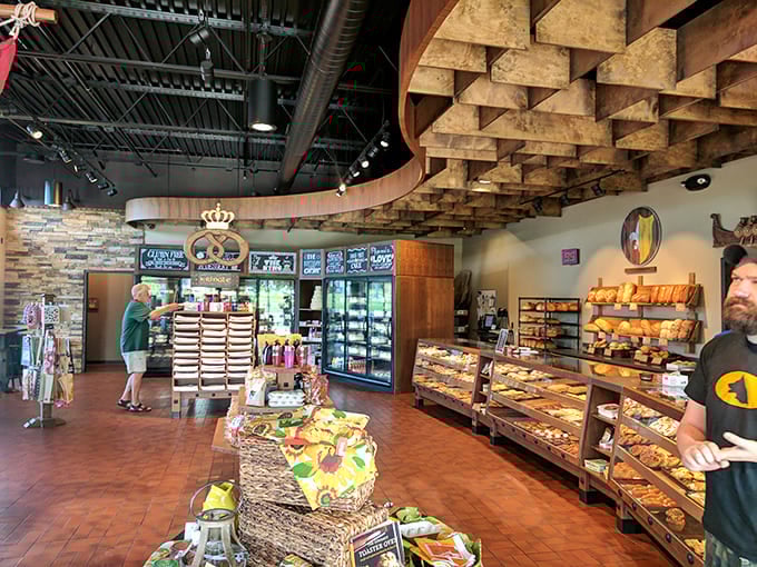 Step inside and prepare for sensory overload. The aroma of butter and sugar hits you like a delicious tidal wave of Danish delight.