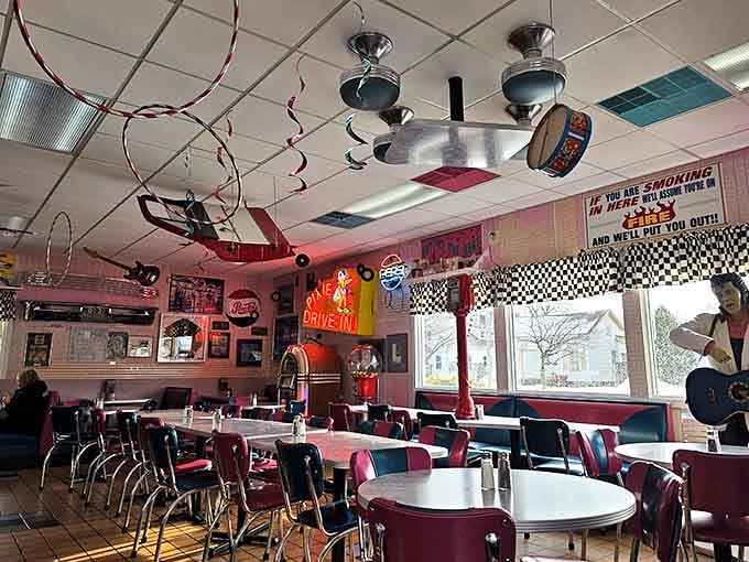 Step inside and time-travel to an era when jukeboxes ruled, streamers dangled, and conversations happened face-to-face instead of through screens.