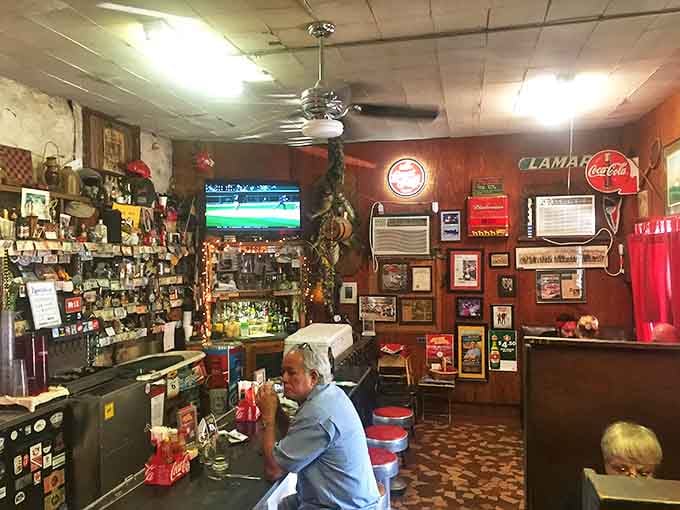 Where time stands deliciously still. The wood-paneled walls and vintage memorabilia aren't retro by design &ndash; they're authentic by persistence, creating the perfect backdrop for seafood storytelling.