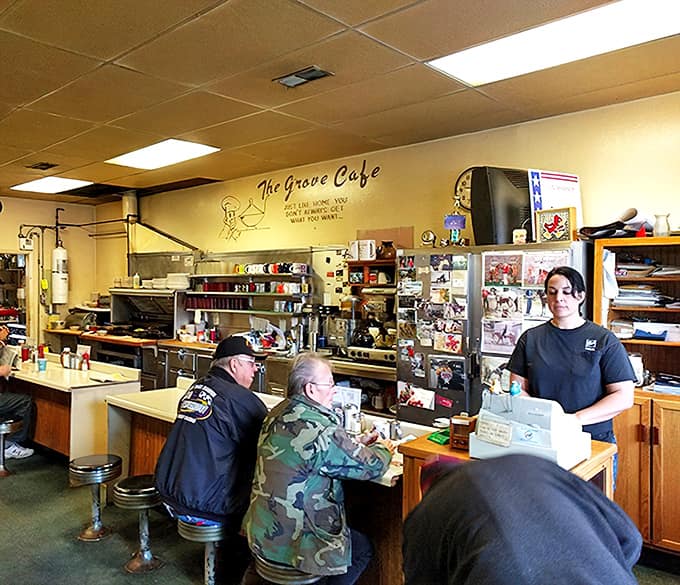 Where breakfast dreams come true! The counter seating offers front-row tickets to the morning symphony of sizzling griddles and friendly banter.